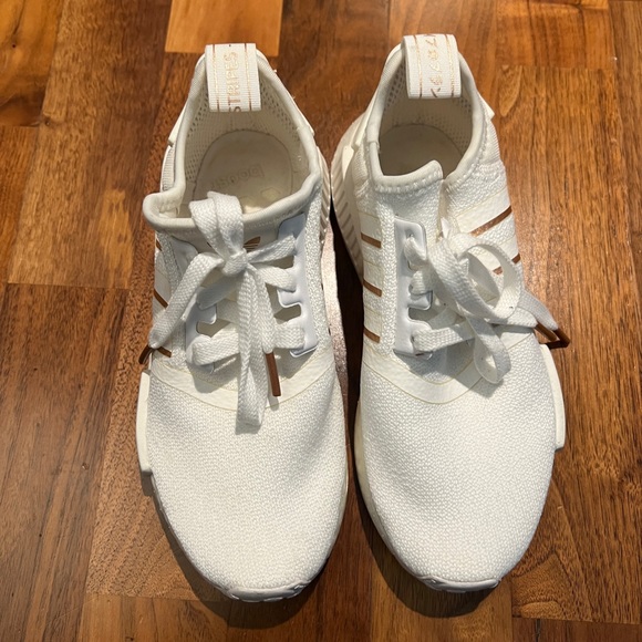 adidas Originals | Shoes | Adidas Womens R Nmd White And Rose Gold ...